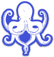 Zen Octopus Sticker – One Ocean Apparel