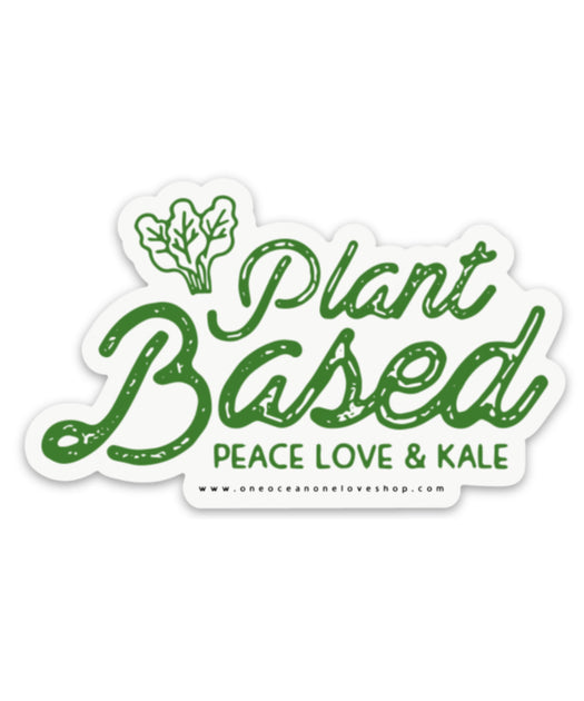 Plant Based Sticker – One Ocean Apparel